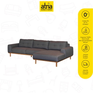 Jual Atria Friend Sofa Model L Shape bahan kain Right/Left | Shopee ...