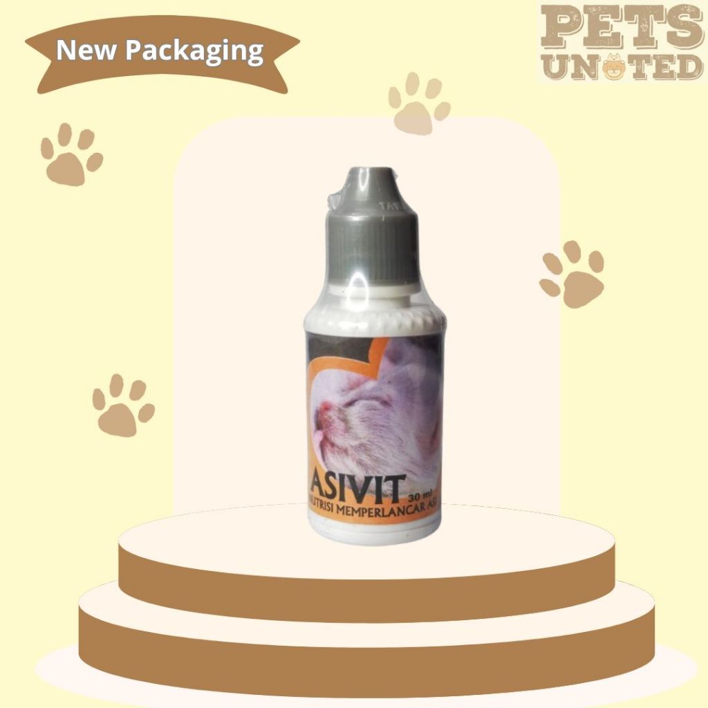 Jual ASIVIT 30 ml suplemen memperlancar ASI induk kucing | Shopee Indonesia