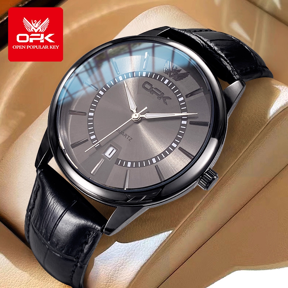 Jual 【COD】OPK Jam Tangan Pria Anti Air Original 100% Mewah Terbaru ...