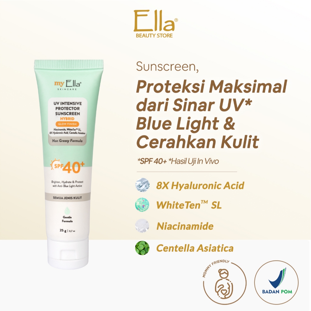 Jual UV Intensive Protector Sunscreen SPF40+ with Hyaluronic Acid - Proteksi Maksimal dari Sinar ...