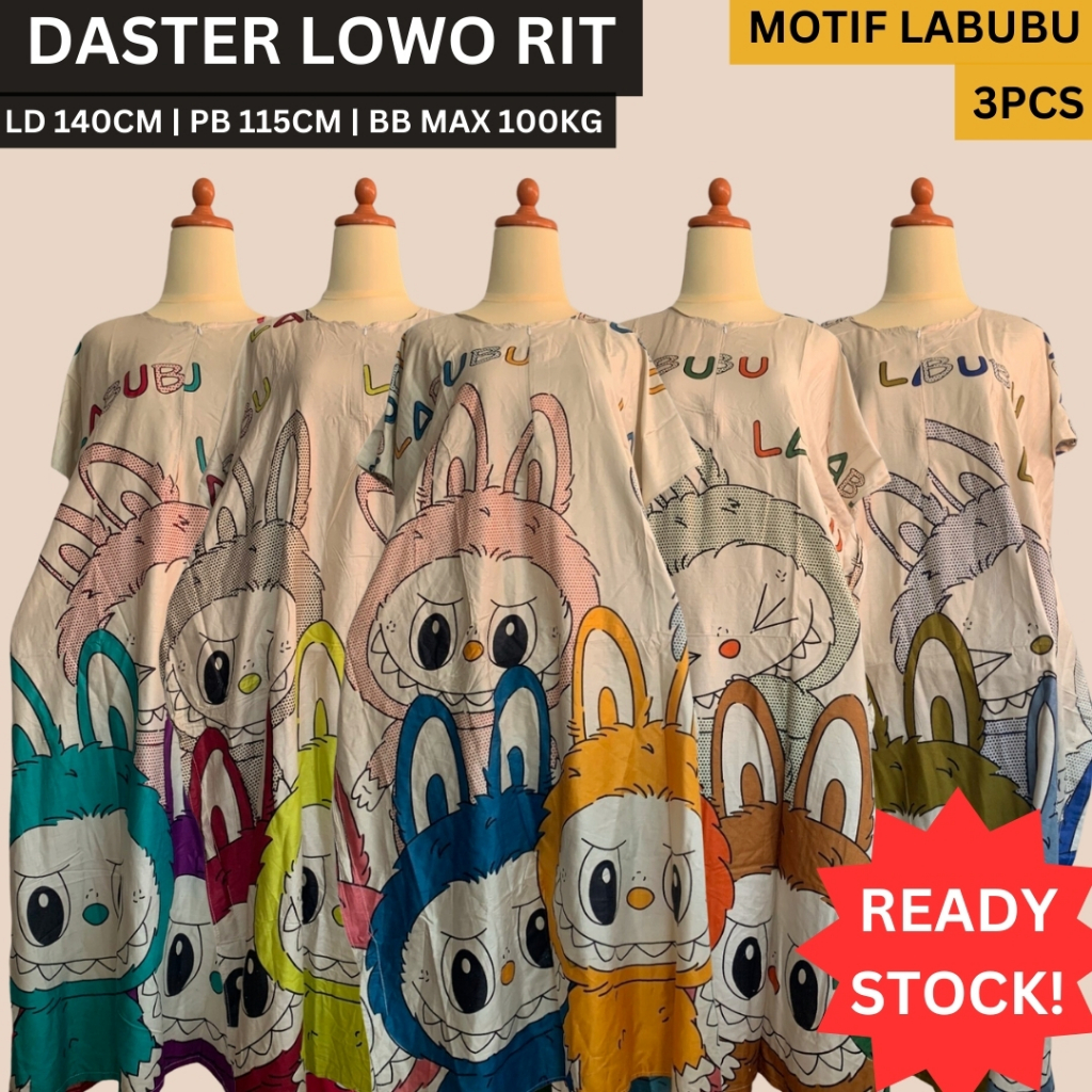 Jual Promo 100rb 3pcs Daster Labubu Jumbo LD 140cm | Shopee Indonesia