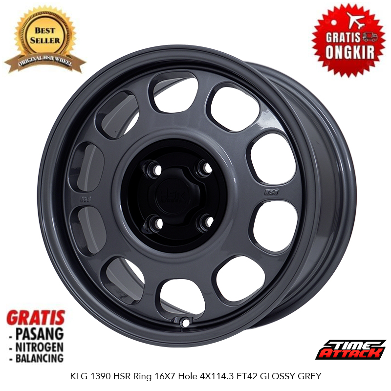 Jual Velg Racing Model Kaleng Untuk Mobil Toyota Avanza Merk HSR Wheel Tipe KLG R16 | Shopee ...