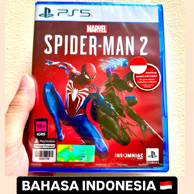 Jual Marvel Spiderman 2 PS5 Kaset Spider-man Playstation PS 5 Game ...