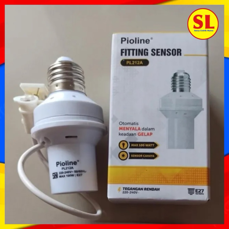 Jual PIOLINE FITTING SENSOR CAHAYA OTOMATIS | Shopee Indonesia