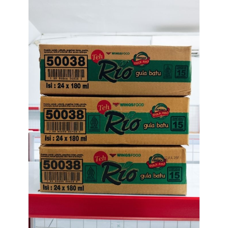 Jual TEH RIO GULA BATU | 24x180ml | Shopee Indonesia