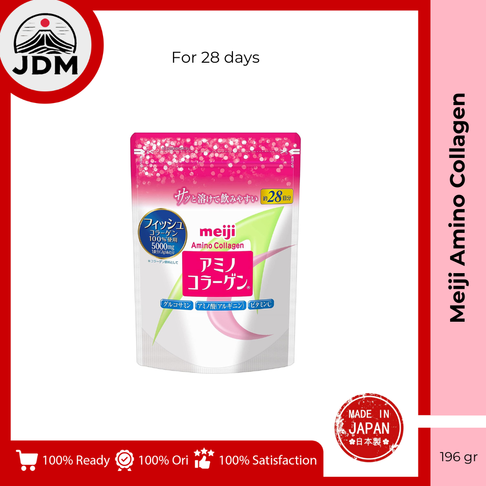 Jual JDM - Meiji Amino Collagen Refill 196g (28 Days) 100% Original Asli Japan | Shopee Indonesia