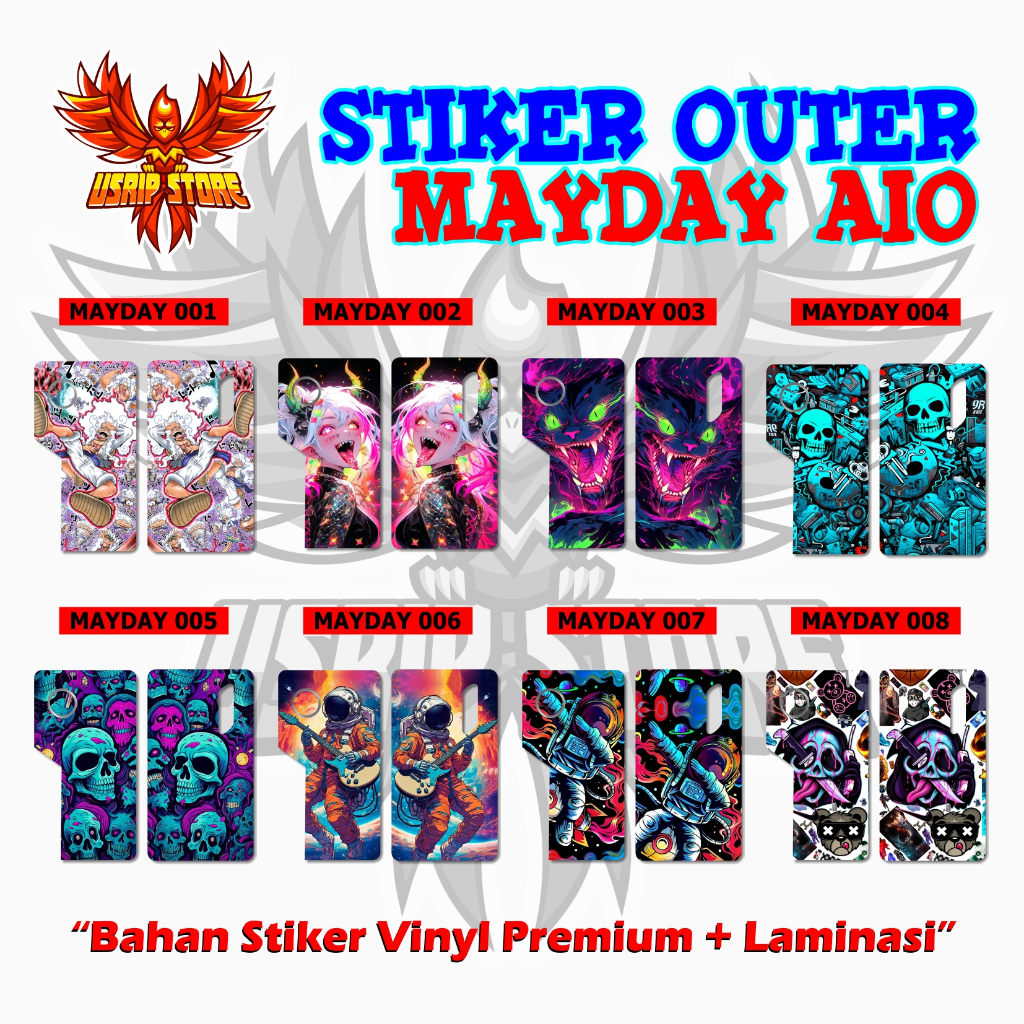 Jual STIKER GARSKIN MAYDAY OUTER | Shopee Indonesia