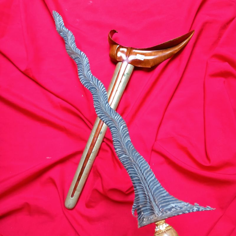 Jual Keris Sabuk Inten Luk 11 Pamor Blarak Sineret Gagah Istimewa | Shopee Indonesia