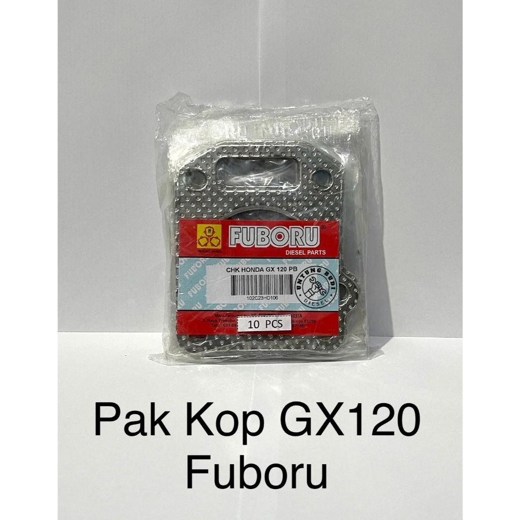 Jual Gasket Head GX120 Fuboru Pak Kop Paking Deksel Seal Mesin 4HP | Shopee Indonesia
