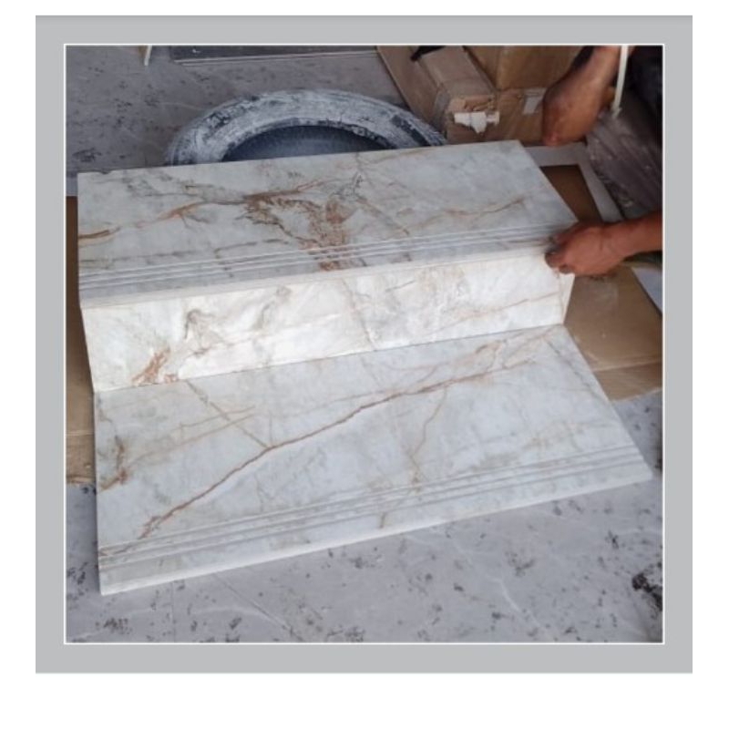 Jual granit trap tangga double bevel 30x120x20 motyf marmer matt ...