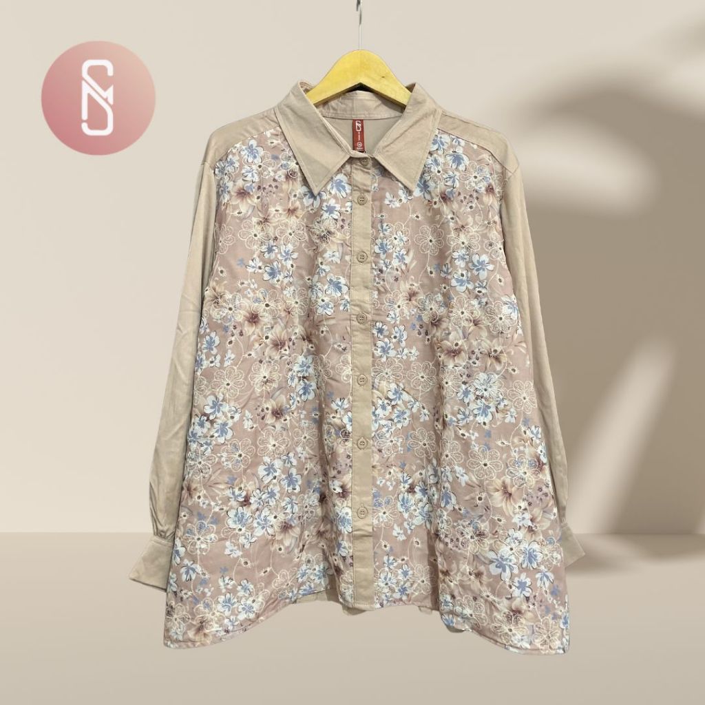 Jual Myshawl Maura Atasan Jumbo Brukat tille Motif Kasual Kondangan ...