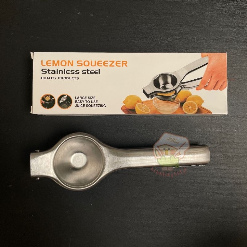 Jual ALAT PERAS LEMON DAN JERUK LEMON SQUEEZER STAINLESS STEEL TEBAL ...