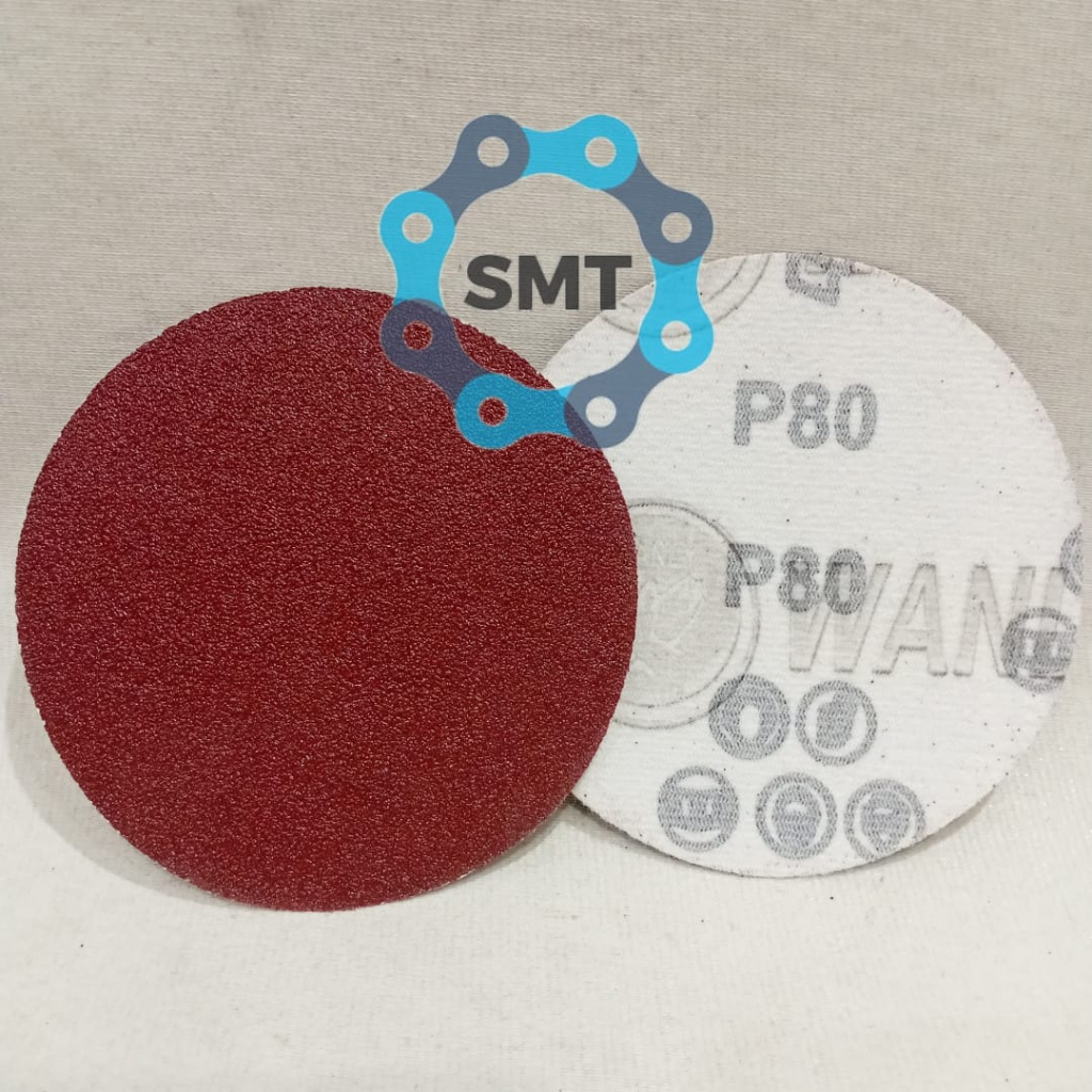 Jual Amplas Bulat Hamplas Tempel 4 inch Grit 80 | Shopee Indonesia