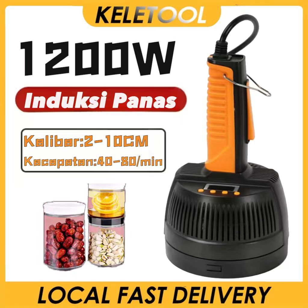 Jual Mesin Penyegel Tutup Botol Kaca Plastik 20-100mm Daya dan waktu ...