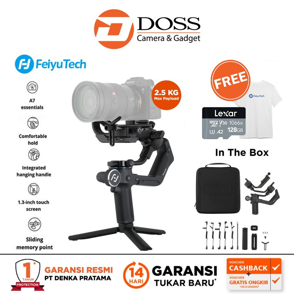 Jual Feiyu Scorp F2 3-Axis Handheld Gimbal Stabilizer | Shopee Indonesia