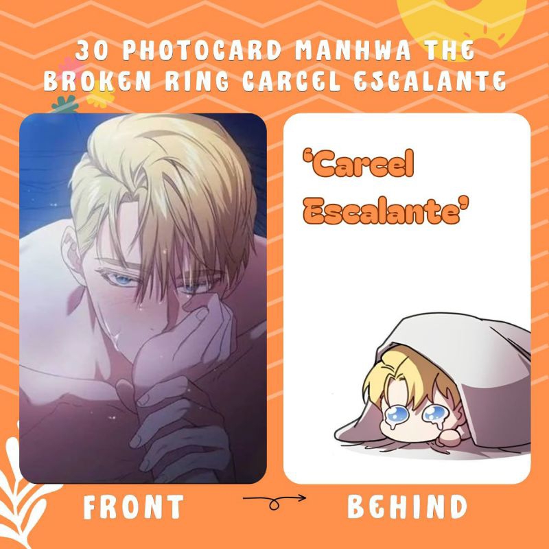 Jual [30 PCS] PHOTOCARD MANHWA THE BROKEN RING CARCEL ESCALANTE CETAK 2 ...
