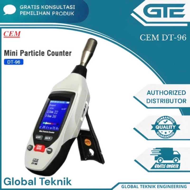 Jual Particle Counter CEM Instruments DT96 PM2.5 PM10 Debu Tester DT-96 ...