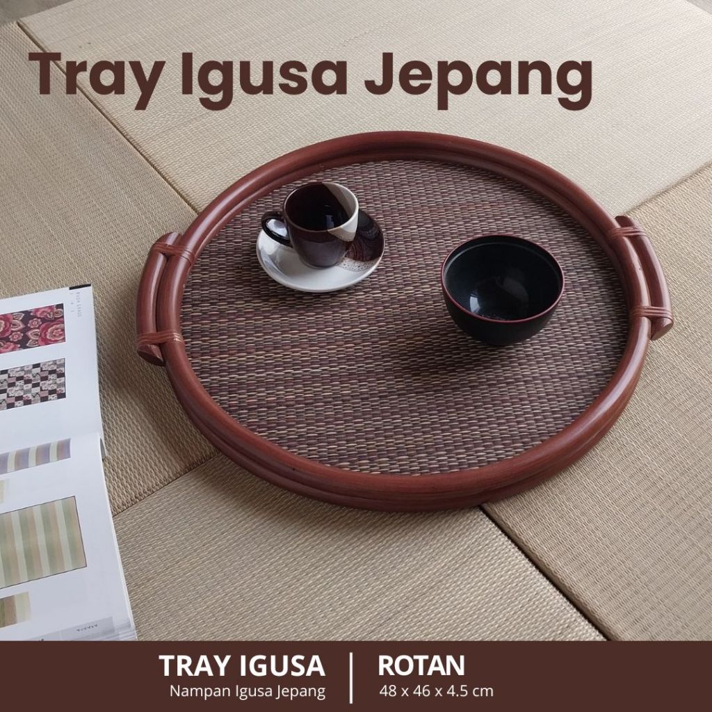 Jual Nampan Igusa Jepang JUMBO Tray Besar Nampan Saji Makanan Minuman ...
