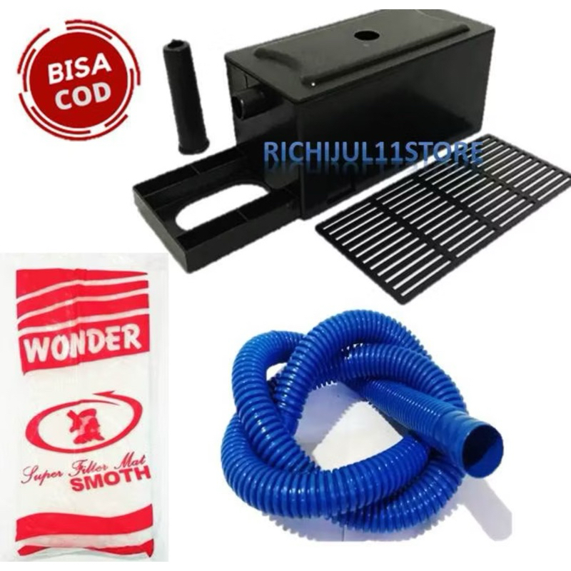 Jual Paket box kosong filter MINI aquarium , busa kapas dan selang ...