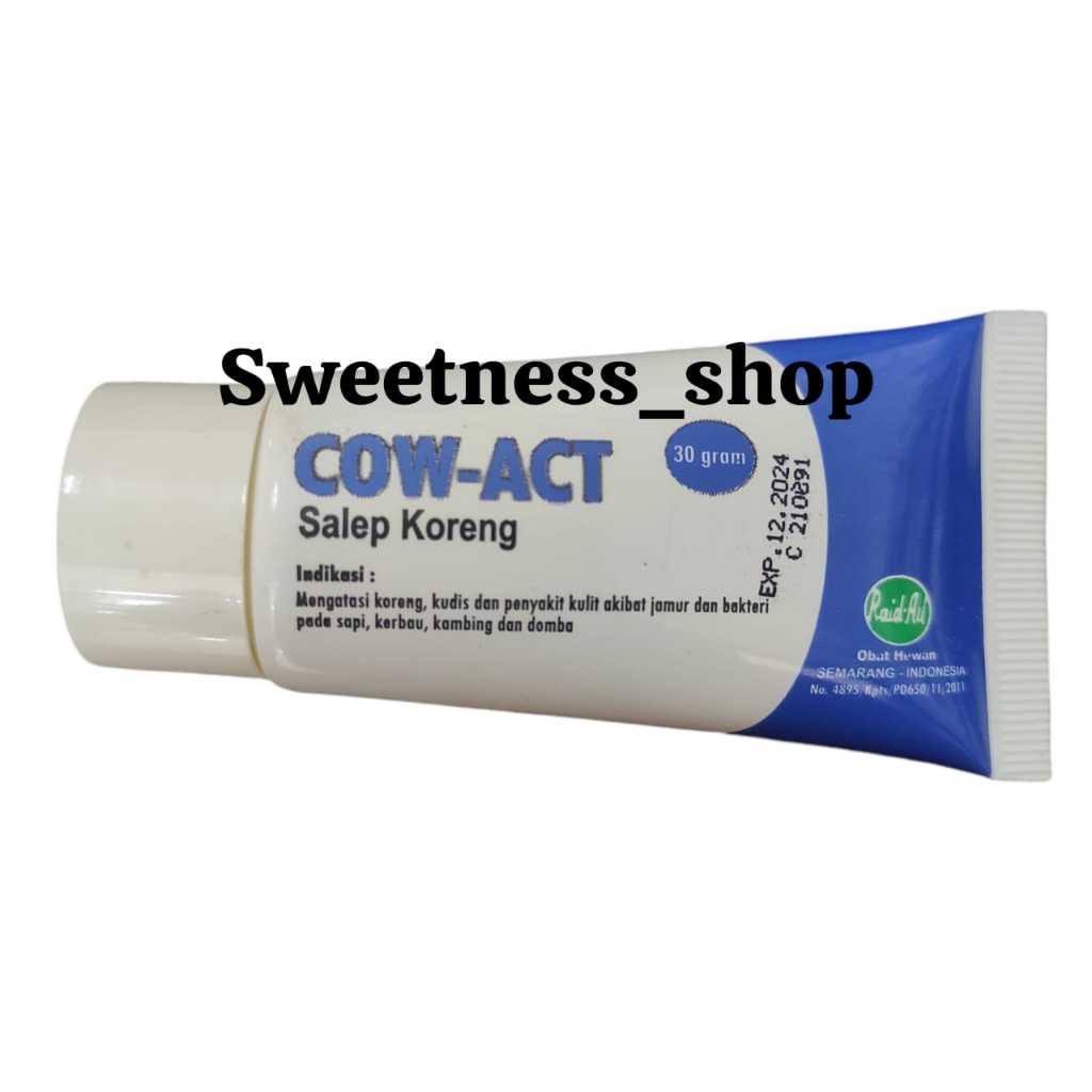 Jual Salep Koreng Kudis Jamur Kambing Domba Sapi Kerbau COW ACT 30 gram ...