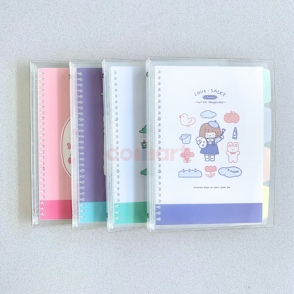 Jual Map Binder Wengu Love Sauce Kawayi B0243 - Binder Note Aesthetic ...