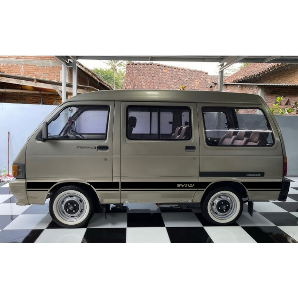 Jual STICKER MOBIL side decal daihatsu zebra + stiker bagasi | Shopee ...