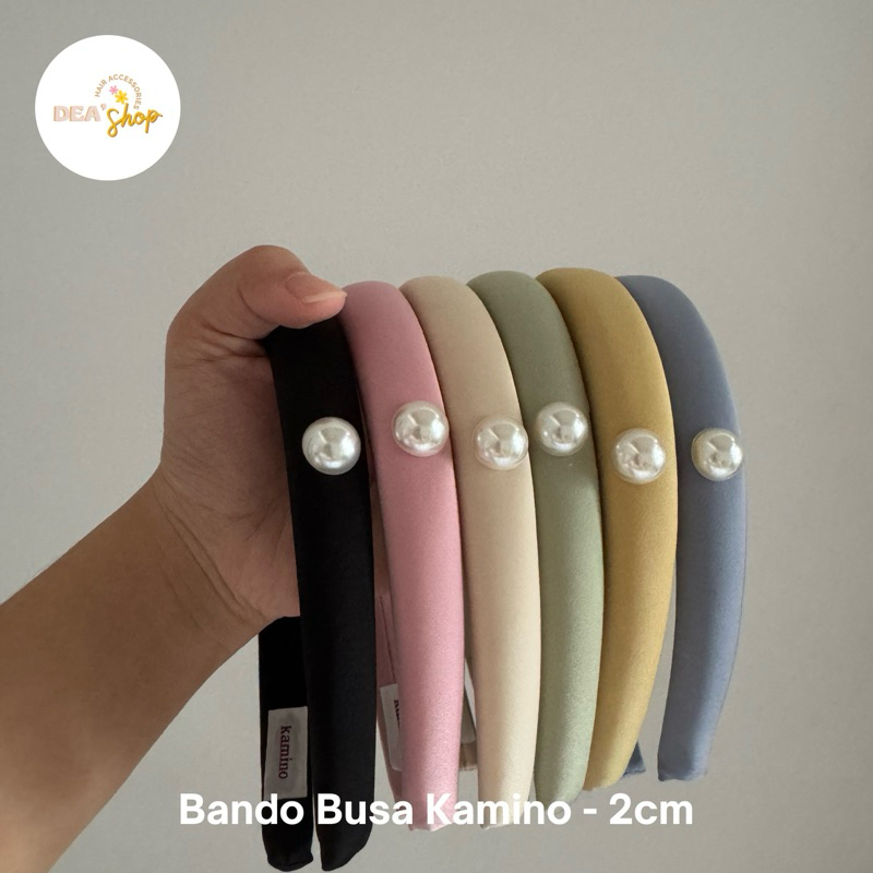 Jual Bando Busa mix Mutiara Korean Style - Kamino - Uk.2cm | Shopee ...