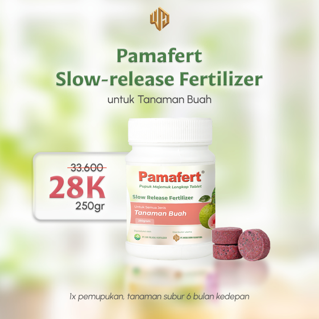 Jual PAMAFERT - Pupuk NPK tablet Tanaman Buah 250gr | Shopee Indonesia