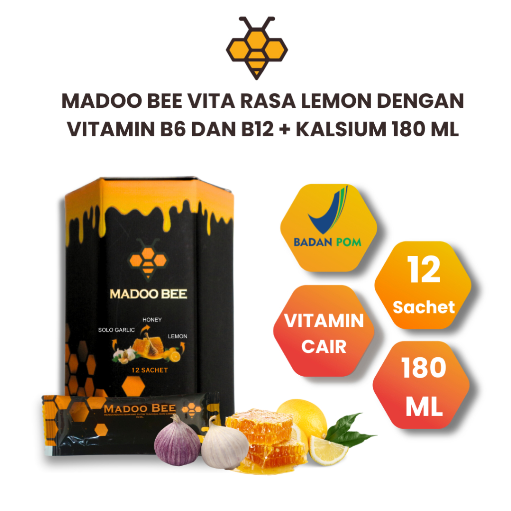 Jual Suplemen Meningkatkan Daya Tahan Imun 12 sachet| madoobee | Shopee ...