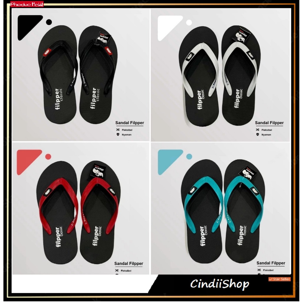 Jual Sandal Jepit Pria Filper Classic Sendal Japit Dewasa Mix Warna ...