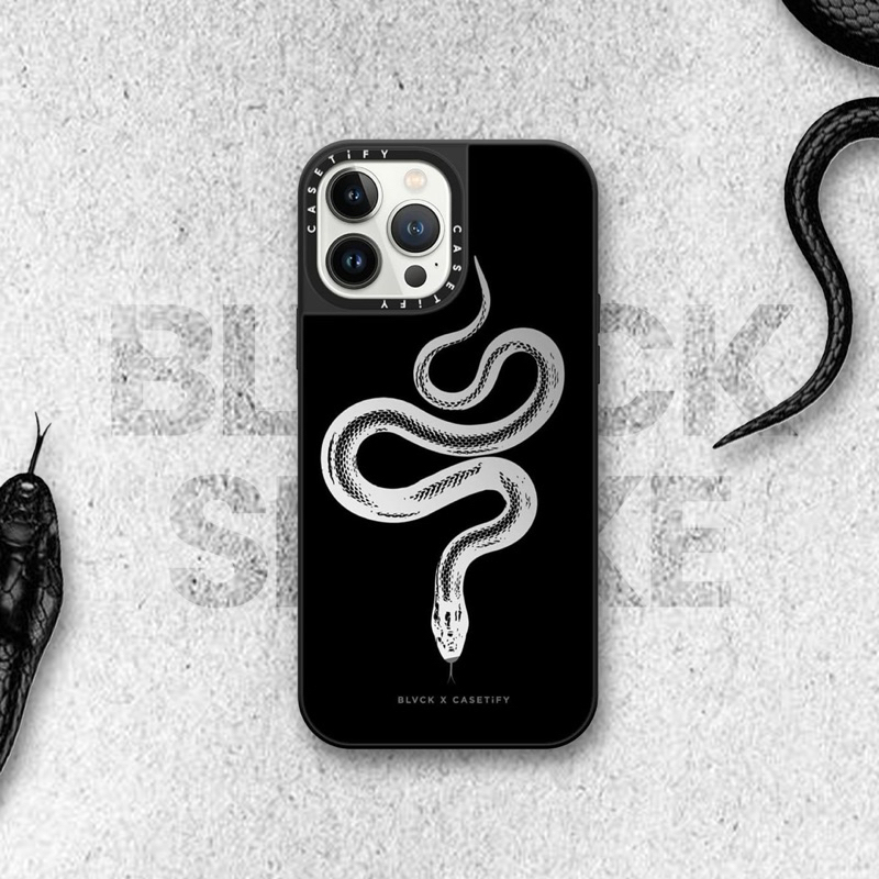 Jual Black snake casetify limited edition premium softcase ready untuk ...