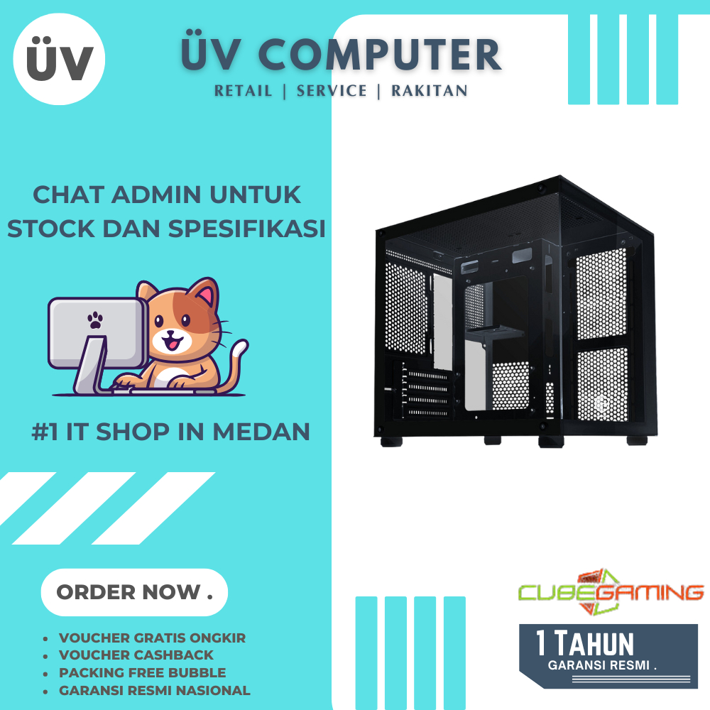 Jual Casing Komputer PC CubeGaming Cube Gaming SHAFEL LITE S | Mid ...