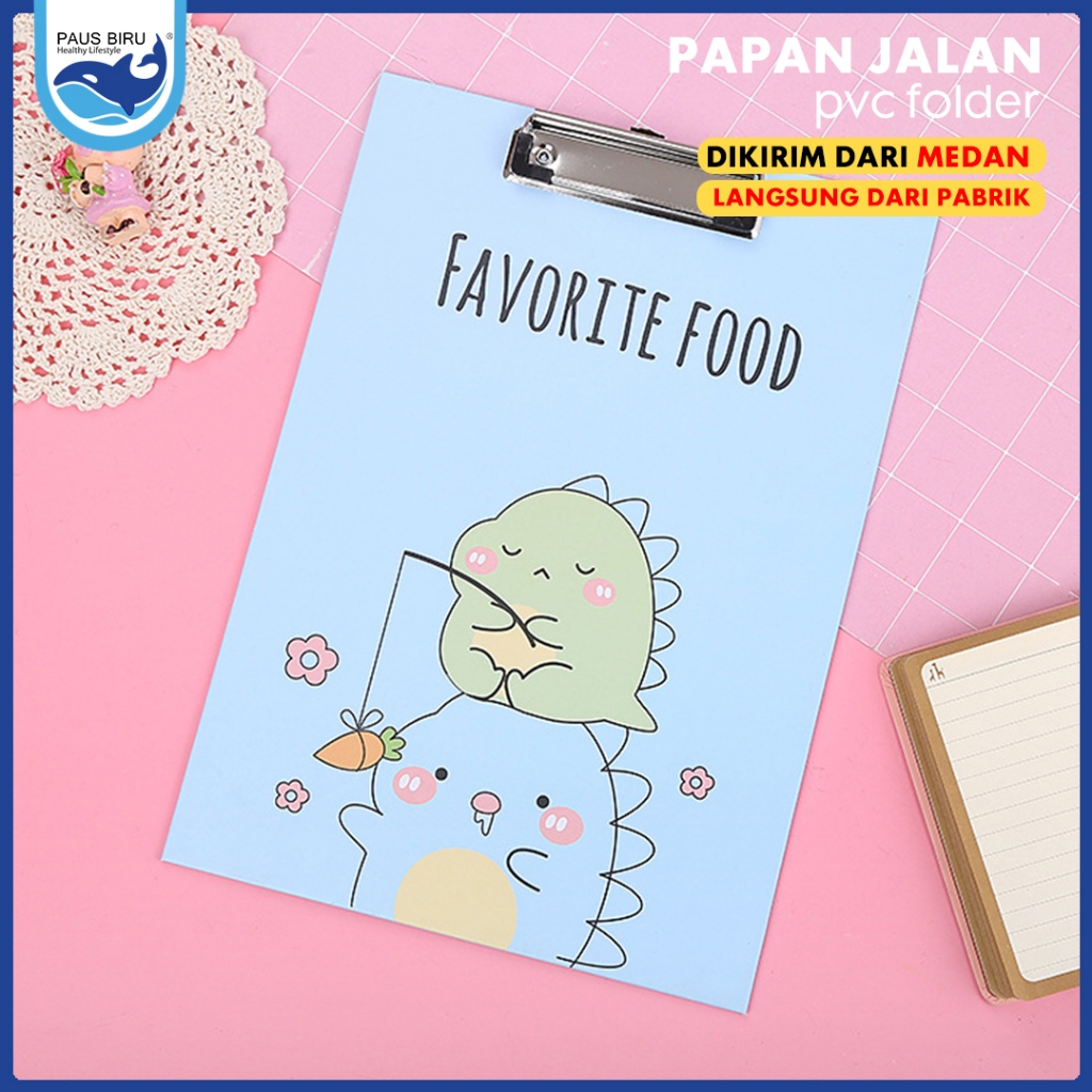 Jual Paus Biru Medan - Clipboard A4 Papan Jalan Aesthetic Papan Ujian ...