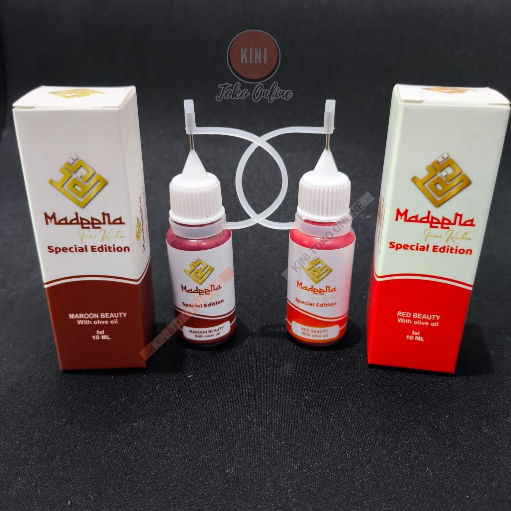Jual Inai MADEENA Kuku 10ml Henna Pacar Madina Pewarna Botol Jarum 10 ...