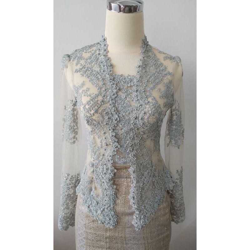 Jual Kebaya kutu baru sage green | Kebaya wisuda | Kebaya bali | kebaya lamaran | kebaya modern ...