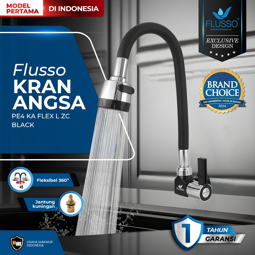 Jual FLUSSO KRAN CUCI PIRING | Kran Angsa Wastafel | Kran Angsa Cuci ...