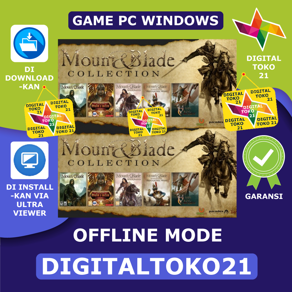 Jual [Diinstallkan] Mount and Blade Complete Collection + ALL DLC Full Version Game Windows Full ...