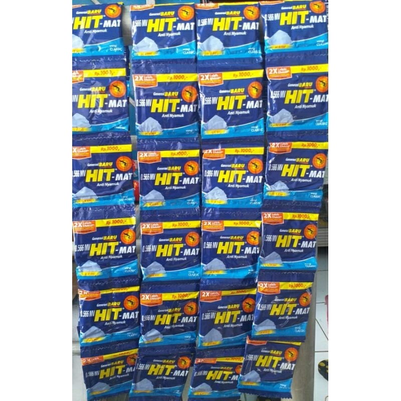Jual 0,566MV HIT MAT Anti Nyamuk Generasi Baru Kemasan ( Renceng/Box ...