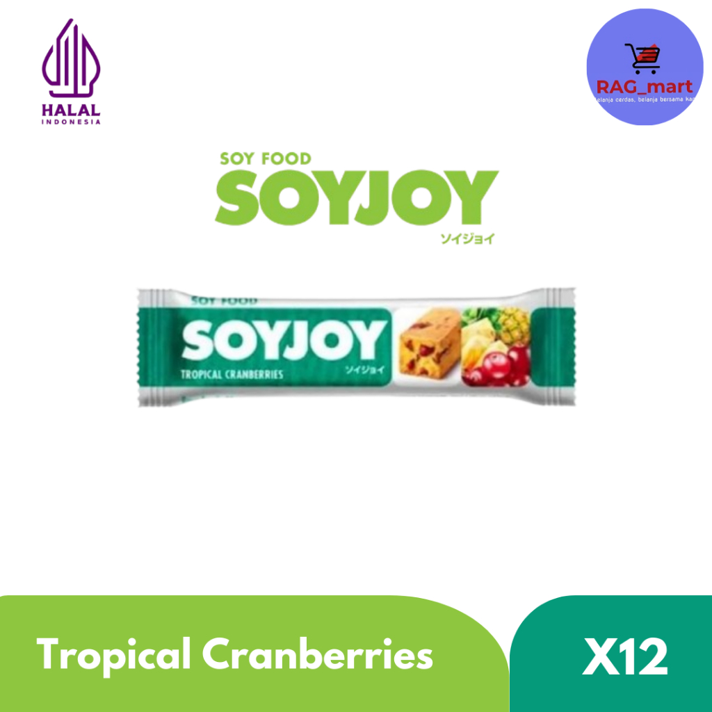 Jual SOYJOY Tropical Cranberries - (1 Box/12 Pcs) | Shopee Indonesia