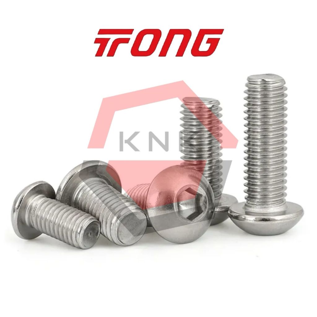 Jual BAUT L BUTTON HEAD M6x20 STAINLESS STEEL | Shopee Indonesia