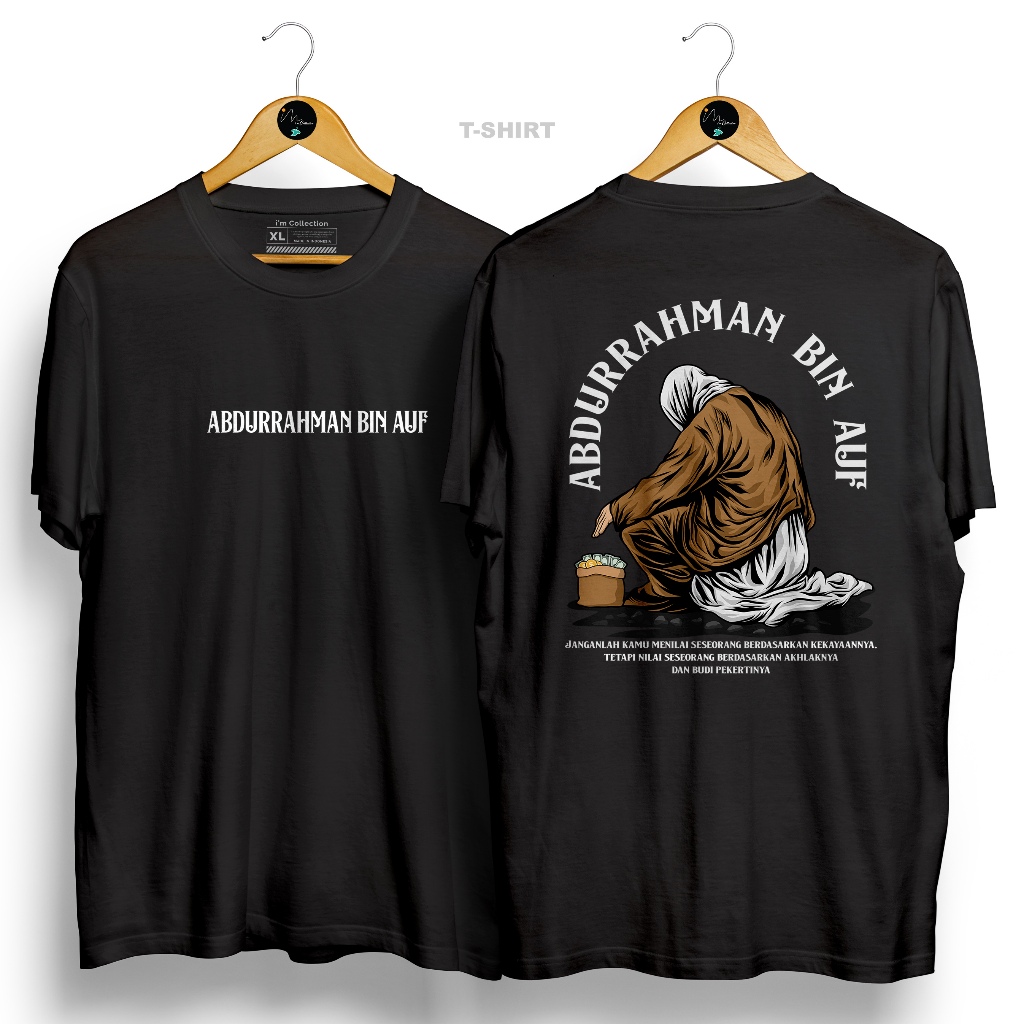 Jual Kaos Dakwah Islami ABDURRAHMAN BIN AUF Sabahat Nabi Khalifah Baju ...