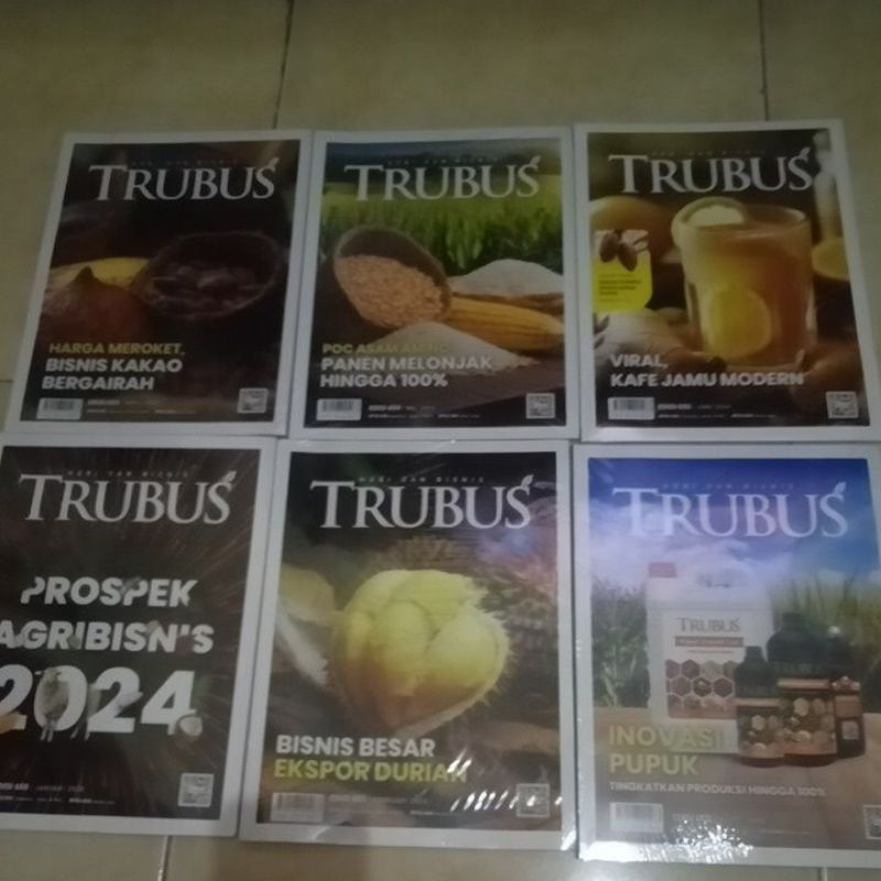 Jual Pilih majalah Trubus edisi 650 sampai 655 Tahun 2024 | Shopee ...