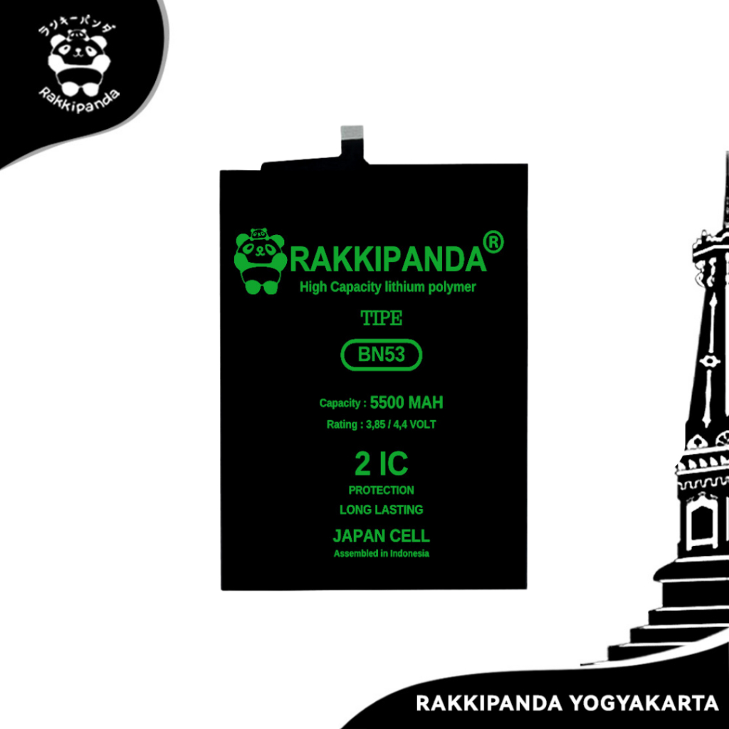 Jual Baterai RakkiPanda Battery BN53 REDMI NOTE 9 PRO / REDMI NOTE 10 ...