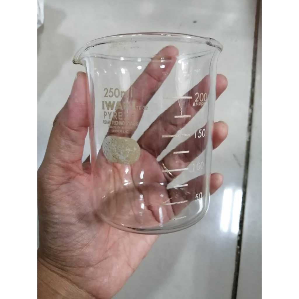 Jual Gelas ukur Kaca Iwaki 100ml 250 ml / Beaker Glass / Gelas Kimia ...