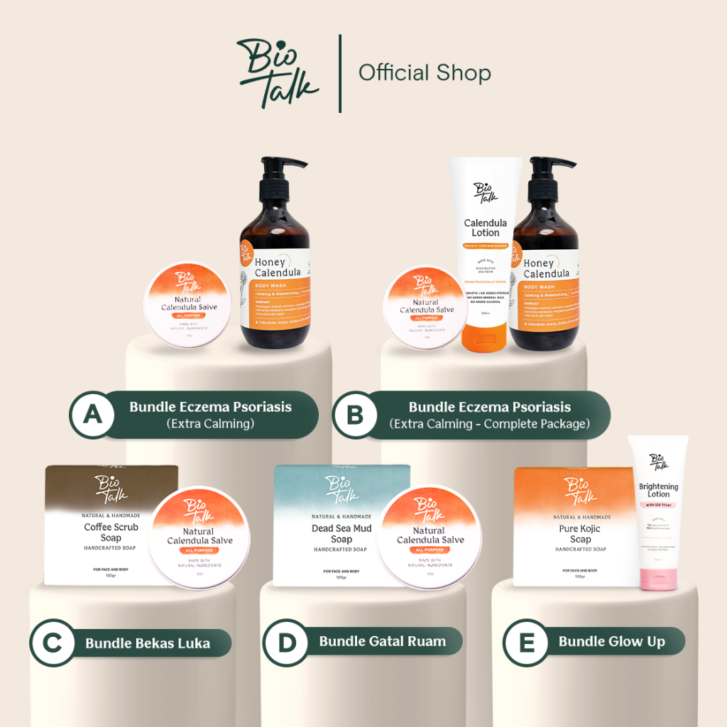 Jual [LIVE SALE] BIOTALK Best Selling Bundle | Set Sabun Mandi Salep ...