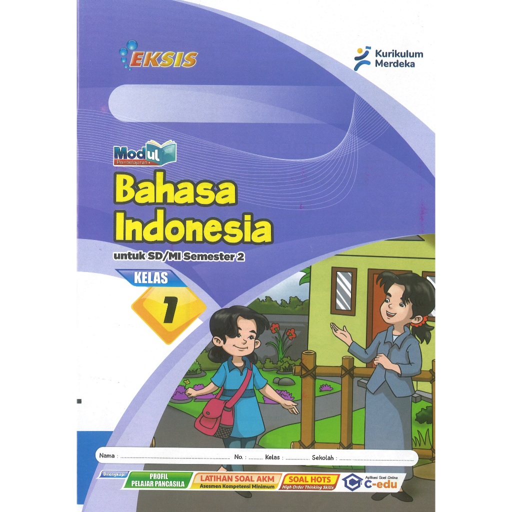 Jual LKS Eksis Bahasa Indonesia Kelas 1 SD Semester 2 Kurikulum Merdeka Tahun Ajaran 2024/2025 ...