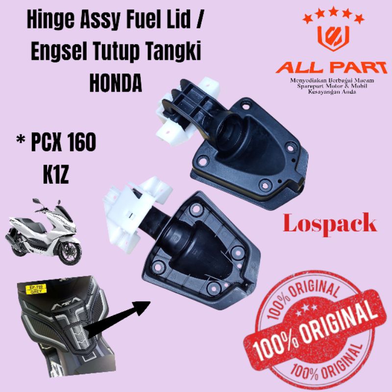 Jual (ORIGINAL) Engsel tutup tangki Hinge assy fuel lid honda PCX 160 ...