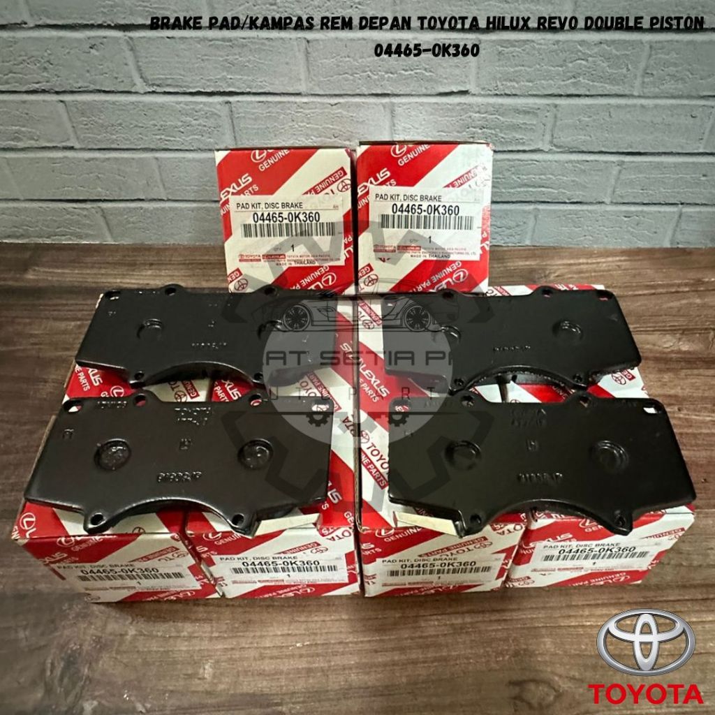 Jual KAMPAS REM DEPAN HILUX REVO FORTUNER BRAKE PAD HILUX REVO HIGH ...