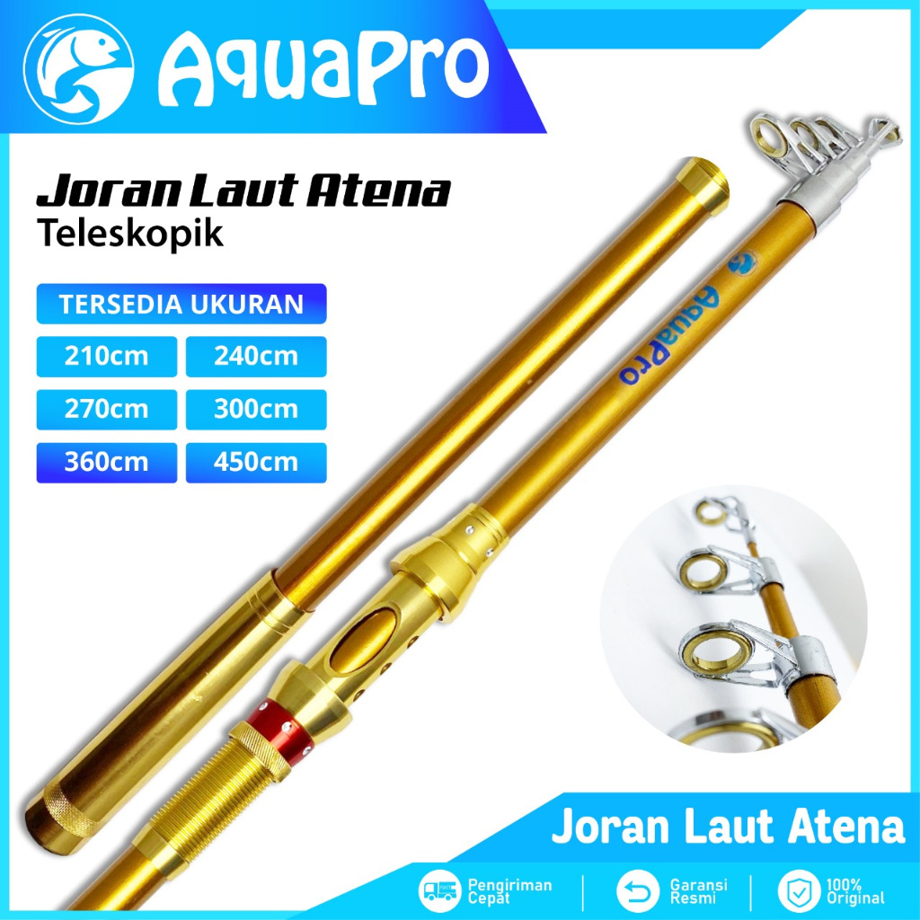 Jual Joran Pancing Antena Telescopic Gold Joran Portable High Carbon ...