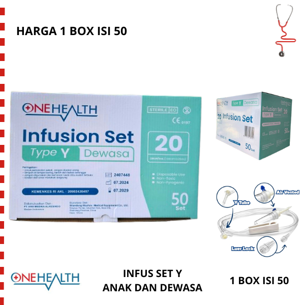 Jual Selang Infus Set Type Y Infusion Anak Dewasa Lengkap Chilad Adult ...